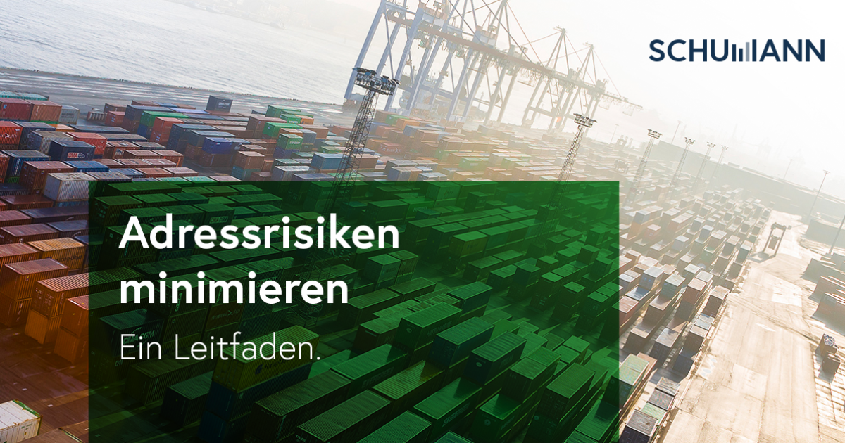 Leitfaden: Adressenausfallrisiko minimieren | SCHUMANN